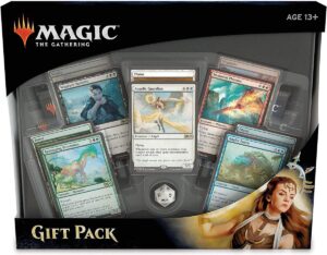 magic: the gathering gift pack 2018 | 4 booster packs | 5 rare creature cards | 5 foil land cards