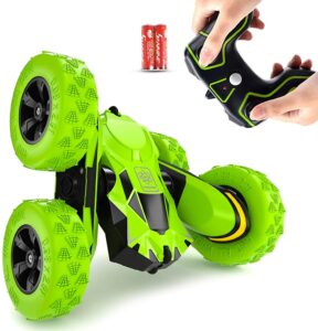 joyjam toys for 6-12 year old boys rc stunt car for kids and adults 4wd off road truck 2.4ghz remote control vehicle double sided 360 degree rotating christmas birthday gifts for boys