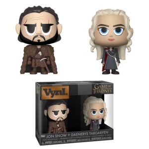 funko vynl: game of thrones - jon & daenerys, multicolor