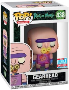 funko pop gearhead rick and morty animation figure #438