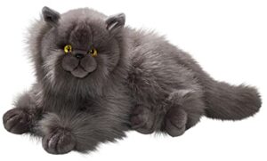 cat, persian gray, 12 inches, 30cm, plush toy, soft toy, stuffed animal 3433