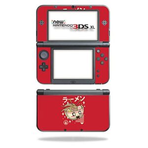 mightyskins skin compatible with nintendo new 3ds xl (2015) - ramen kawaii | protective, durable, and unique vinyl decal wrap cover | easy to apply, remove, and change styles | made in the usa