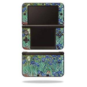 mightyskins skin compatible with nintendo 3ds xl - irises | protective, durable, and unique vinyl decal wrap cover | easy to apply, remove, and change styles | made in the usa