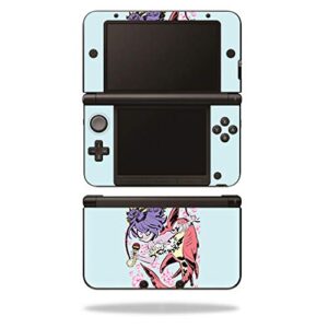 mightyskins skin compatible with nintendo 3ds xl - evil mermaid | protective, durable, and unique vinyl decal wrap cover | easy to apply, remove, and change styles | made in the usa