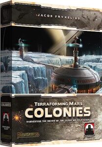 terraforming mars the colonies by stronghold games, strategy board game