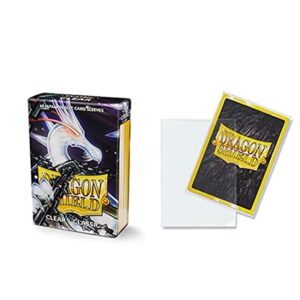 dragon shield classic mini japanese clear 60 ct card sleeves individual pack …