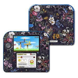 mightyskins skin compatible with nintendo 2ds - midnight blossom | protective, durable, and unique vinyl decal wrap cover | easy to apply, remove, and change styles | made in the usa