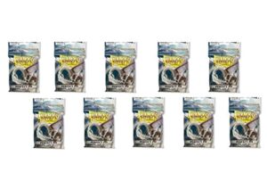 10 packs dragon shield perfect fit clear inner sleeves standard size 100 ct