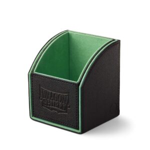 dragon shield: nest deck box - black and green