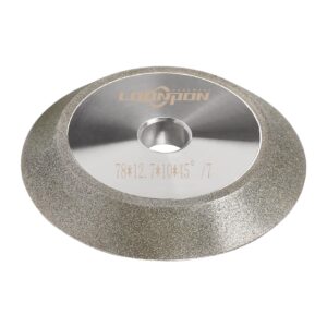 3 inch 150 grit diamond grinding wheel cutter grinder tool with 1/2" bore for grinding hard alloy, glass, tiles and ceramics 78x12.7x10x15mm 1pc