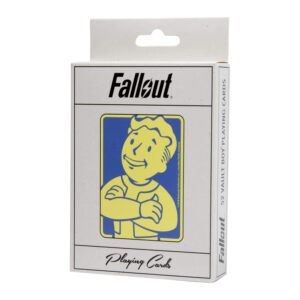 fallout playing cards deck - depicting your favorite vault boy perks from the video game - full 52 card deck