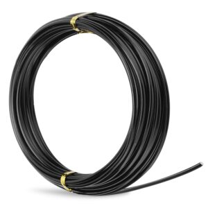 16.4 feet black aluminum craft wire 3 mm thickness bendable metal craft wire for diy crafts making