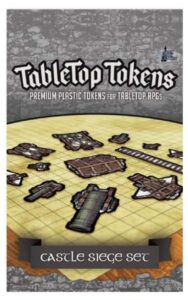 geek tank games tabletop tokens: castle siege set