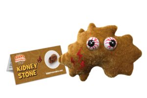 giantmicrobes kidney stone plush - learn about the kidney and health with this memorable gift for family, friends, doctors, nurses, educators and anyone with a healthy sense of humor