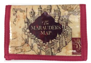 harry potter marauder's map tri-fold wallet