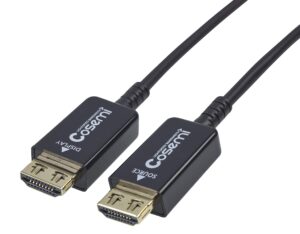 cosemi active optical 4k hdmi 2.0 cable aoc | ultra thin | 4k@60hz full bandwidth of 18gbps | 5m, 16.4ft