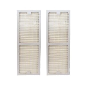 (2-pack) true hepa air cleaner filter replacement fits hunter permalife 30967, 30757, 30755, 30756, 37756