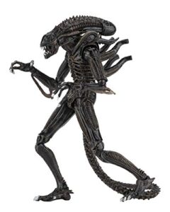 neca - alien- 7" scale action figures - ultimate warrior - (1986) brown alien