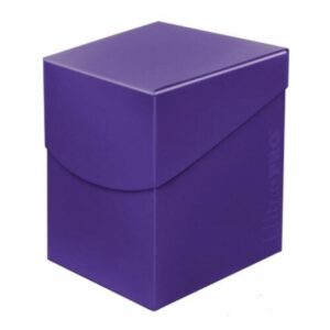 ultra pro 85692 eclipse pro 100+ deck box, royal purple