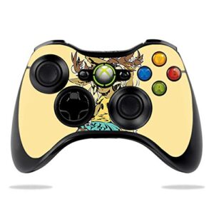 mightyskins skin compatible with microsoft xbox 360 controller - jacakalope | protective, durable, and unique vinyl decal wrap cover | easy to apply, remove, and change styles | made in the usa