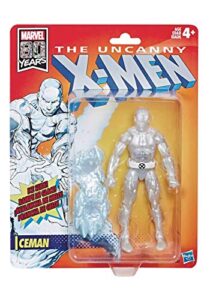 marvel retro 6"-scale fan figure collection iceman (x-men) action figure toy – super hero collectible series