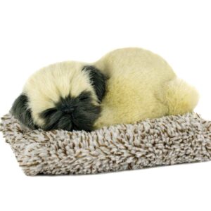 perfect petzzz minis pug, realistic, lifelike stuffed interactive plush toy, electronic pets, companion pet puppy with 100% synthetic fur