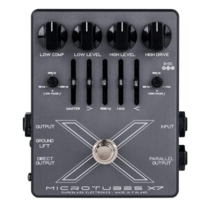 darkglass x7 multiband distortion (w/advanced crossover & eq) bass pedal w/cable