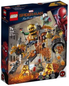 lego marvel spider-man far from home: molten man battle 76128 building kit (294 pieces)