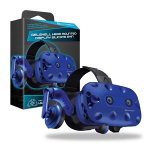 hyperkin gelshell headset silicone skin for htc vive pro (blue)