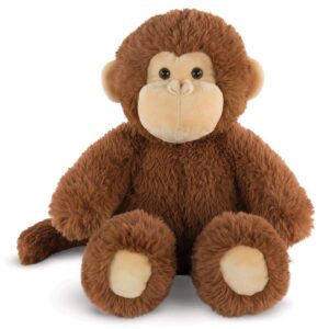 vermont teddy bear stuffed monkey - oh so soft monkey stuffed animal, plush toy, brown, 18 inch