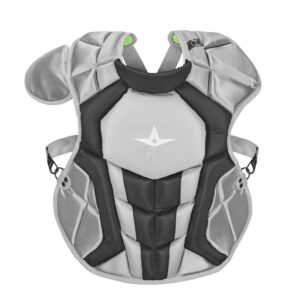 all star s7 axis nocsae certifed baseball catcher's chest protector - ages 12-16