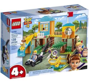 lego | disney pixar’s toy story buzz & bo peep’s playground adventure 10768 building kit (139 pieces)