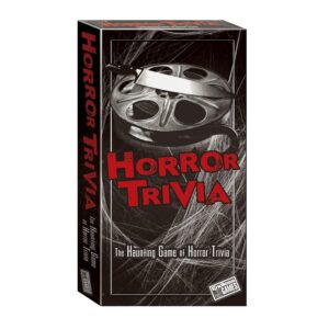 horror trivia card game - test your knowledge of horror pop culture facts with 300 scary fun trivia questions