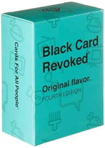 black card revoked: fourth edition - celebrate black culture by testing your knowledge with this black culture trivia game | laugh out loud, dance & sing with this adult card game