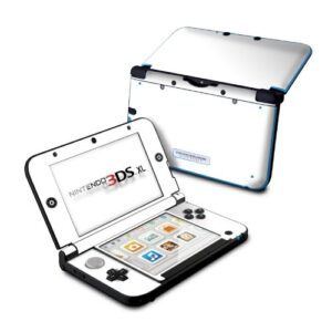 solid state white - decalgirl sticker wrap skin compatible with nintendo original 3ds xl