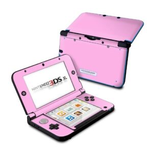 solid state pink - decalgirl sticker wrap skin compatible with nintendo original 3ds xl