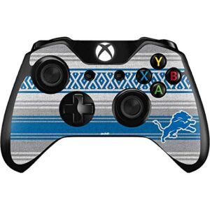 skinit decal gaming skin compatible with xbox one controller - officially licensed nfl detroit lions trailblazer design