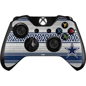 skinit decal gaming skin compatible with xbox one controller - officially licensed nfl dallas cowboys trailblazer design