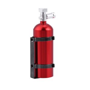 rc car fire extinguisher, simulation metal mini fire extinguisher toy for cc01 / scx10 / -4 / d90 rc crawler car