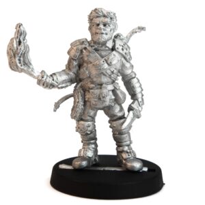 stonehaven miniatures male human ranger figure (for 28mm scale table top war games) - made in us