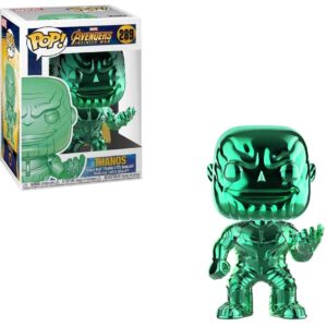 avengers funko pop marvel: infinity war - thanos - green chrome - walmart exclusive