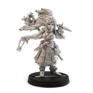 stonehaven miniatures female half-elf witch figure (for 28mm scale table top war games) - made in us