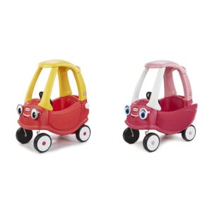 little tikes cozy coupe (classic) and princess cozy coupe - bundle