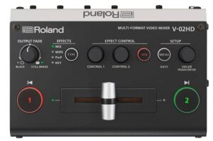 roland professional a/v multi-format video switcher (v-02hd)