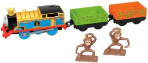 thomas & friends trackmaster, monkey mania thomas toy, multicolor