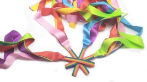 aiviai rhythm ribbon dance ribbons rhythm streamers for baby kids party supplies 12 pcs