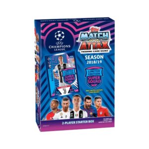 topps match attax 2018/19 uefa champions league soccer trading card game starter box