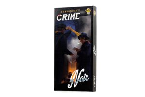 chronicles of crime noir board game expansion - dive into a noir detective adventure! cooperative mystery game for kids and adults, ages 14+, 1-4 players, 60-90 min playtime, made by lucky duck games