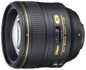 nikon af-s fx nikkor 85mm f/1.4g lens with auto focus for nikon dslr cameras (renewed)