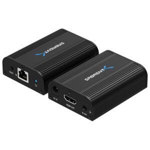 sabrent 4k hdmi extender over cat6 (60 meters / 200 feet) (da-4kex)